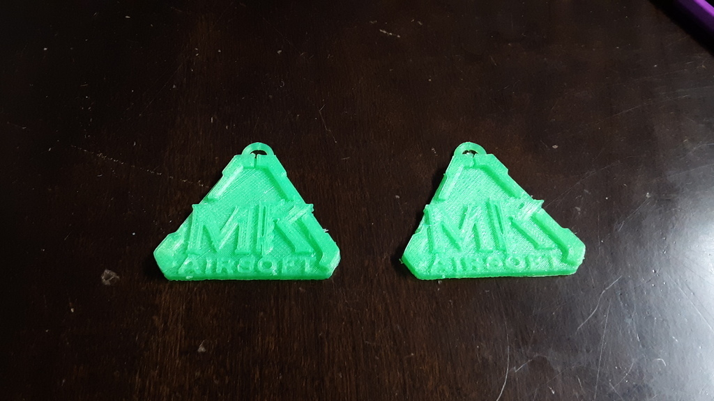 Free 3D file MK Airsoft Logo Keychain 🔫 ・3D printing idea to download・Cults