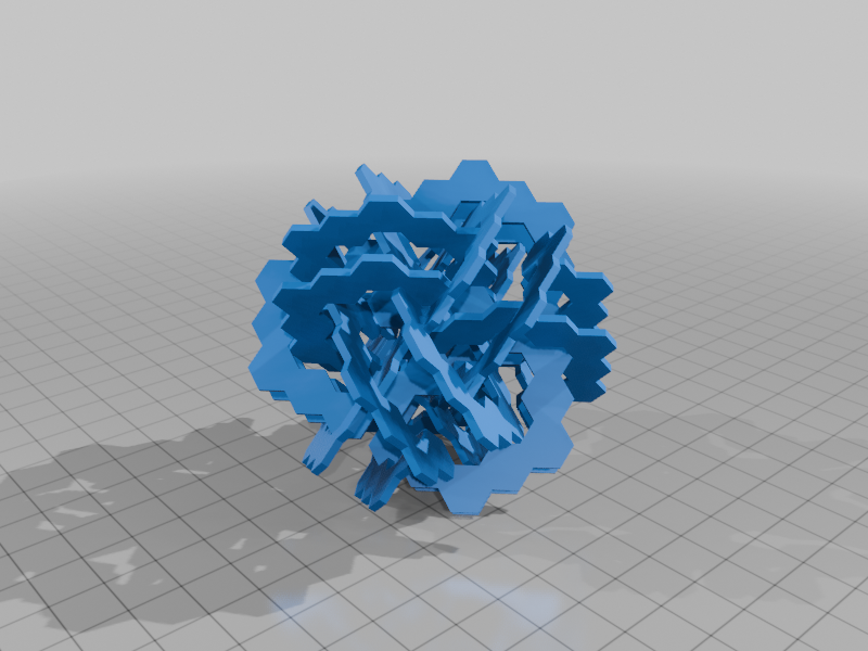 Free 3D file KEPLER-ROELOFS OCTAHEDRAL POLYKNOT 1 🎨 ・Template to ...