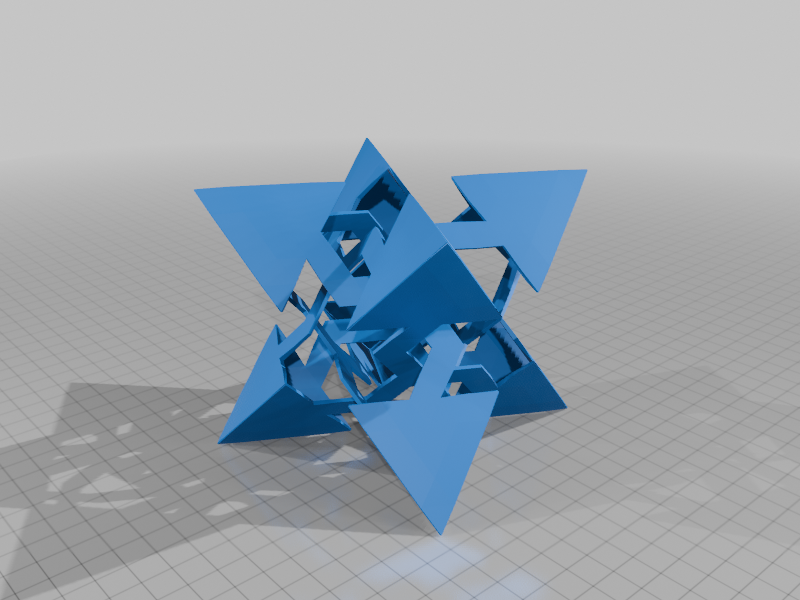 Free 3D file ESCHER TETRAHEDRAL POLYLINK 3 🎨 ・3D printer model to ...