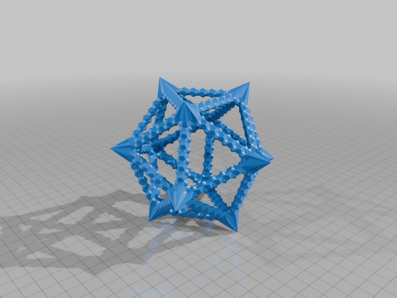 Free 3D file STEWART STAR ICOSAHEDRON 1 ⭐ ・3D printer design to download・Cults