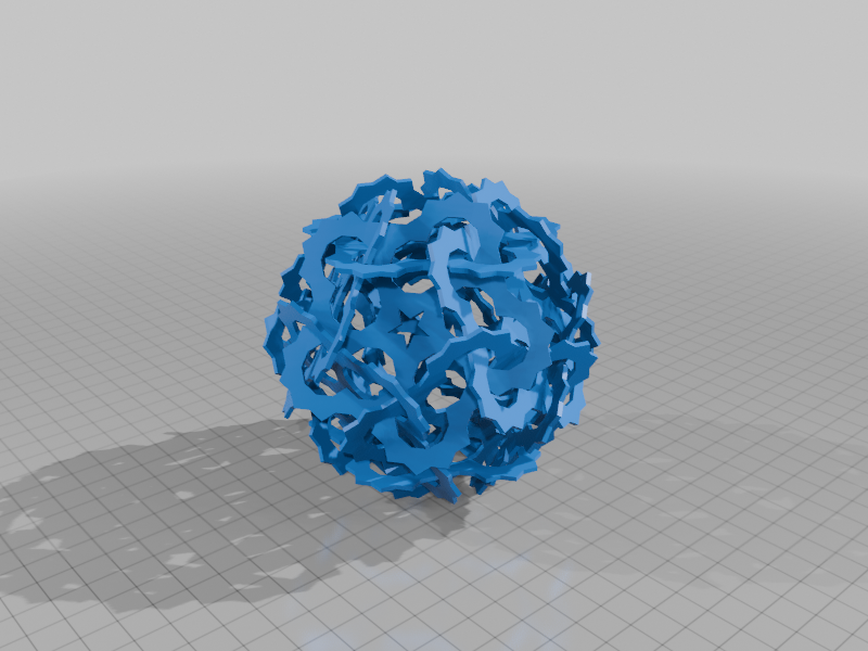 Free 3D file KEPLER DODECAHEDRAL POLYLINK 1 🎨 ・3D printable object to ...