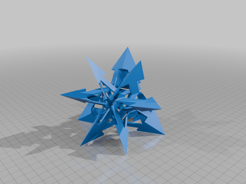 Free 3D file ESCHER TRIAKIS TETRAHEDRAL POLYKNOT 1 📐 ・3D printable ...