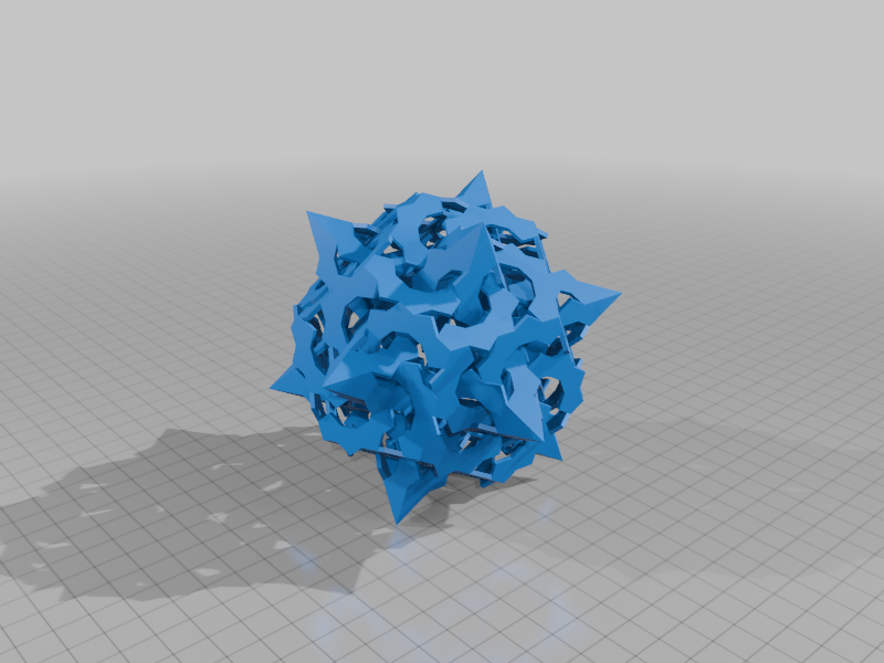 Archivo 3D gratis NESTED ESCHER STAR DODECAHEDRAL POLYKNOT 1 ⭐ ・Objeto de impresión 3D para ...