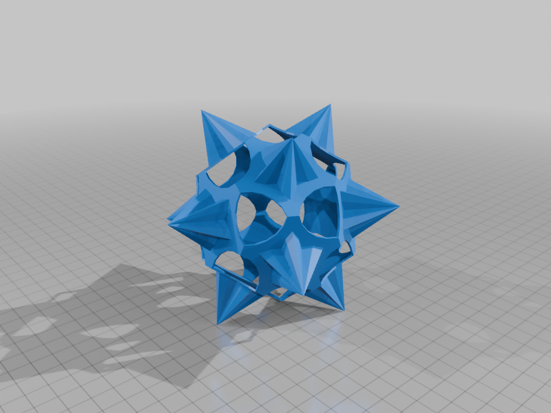 Free 3D file STAR DODECAHEDRON 6 ⭐ ・3D print design to download・Cults