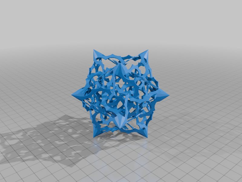 Free 3D file ESCHER STAR DODECAHEDRAL POLYKNOT 18 ⭐ ・3D printer design ...