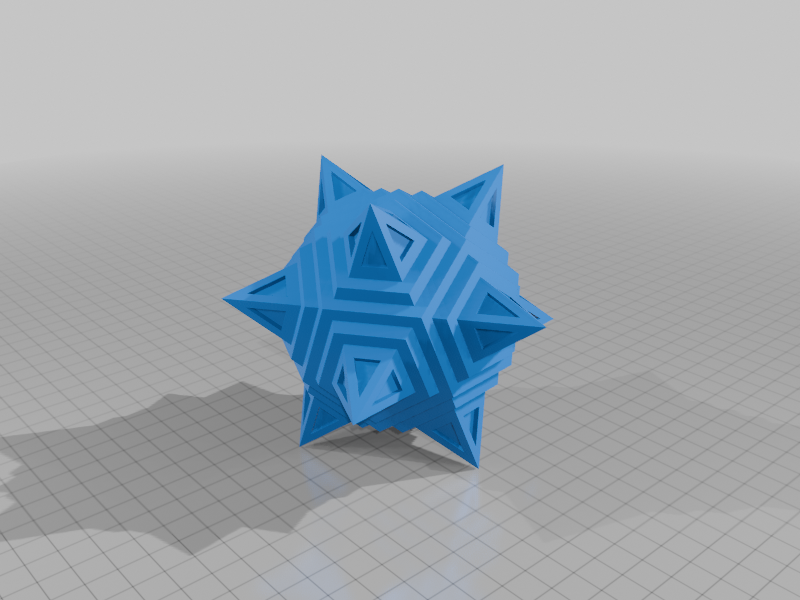 Free 3D file SCULPTED STELLATED DODECAHEDRON 1 🎨 ・Model to download and ...