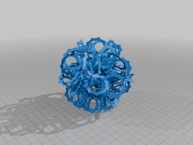 📐 STEWART DODECAHEDRAL POLYLINK 1・Free 3D File for ・Cults