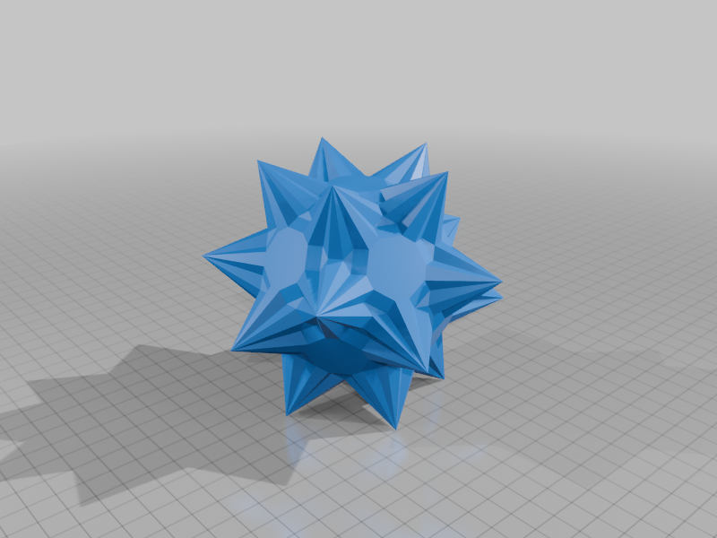 Free 3D file STAR ICOSAHEDRON 1 ⭐ ・3D print design to download・Cults