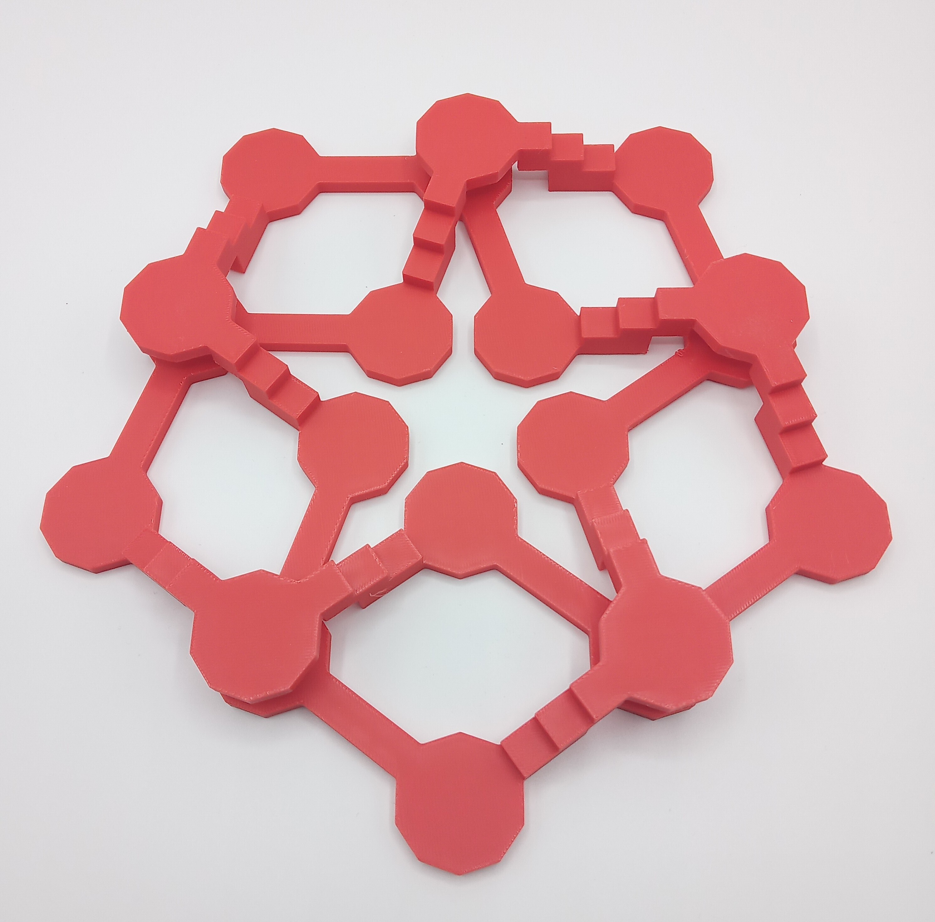 3D printed FATHAUER WALAKABLE STAR PENTAFOIL KNOT 1・Cults