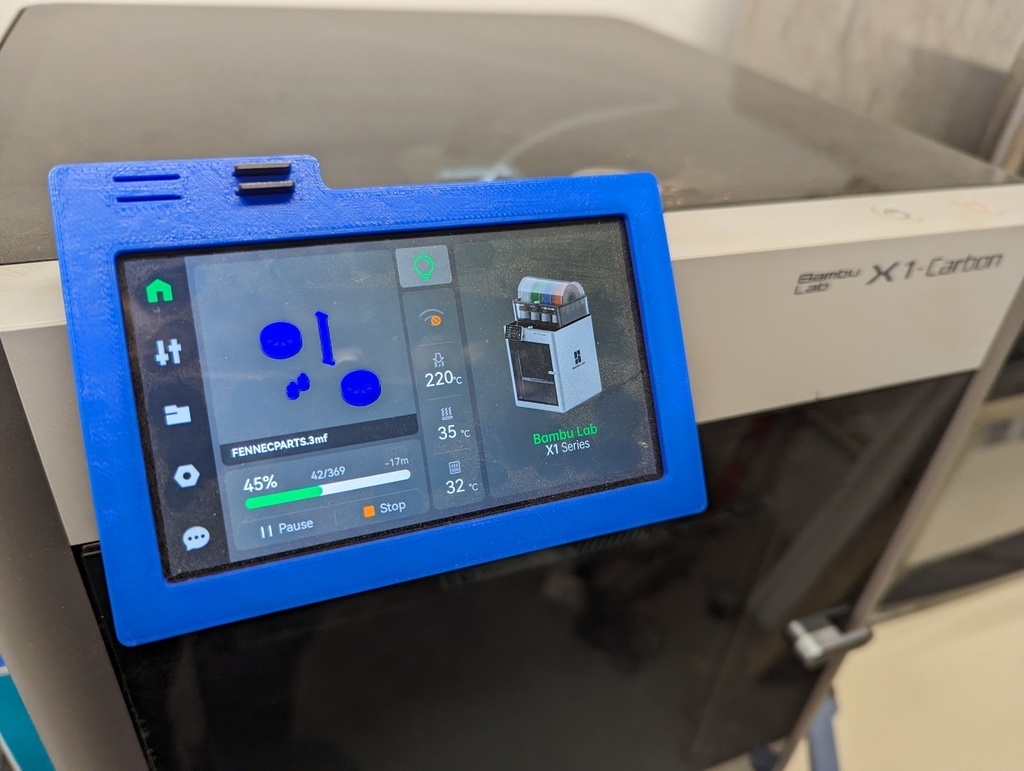 Free 3D file Bambu X1 Screen MicroSD holder 🧞‍♂️ ・Model to download and ...