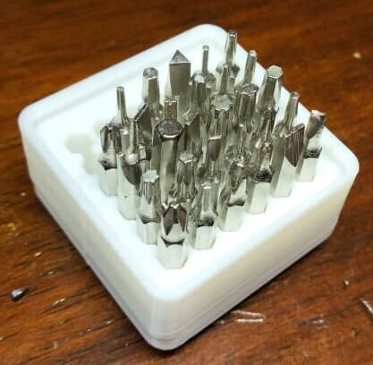 Free 3D file Gridfinity 4mm bit holder (36) 📦 ・3D printable object to ...