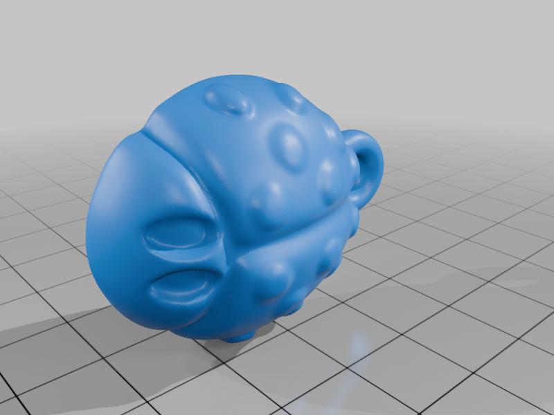 Free 3D file Chocolate ladybug keychain 🍫 ・Template to download and 3D ...