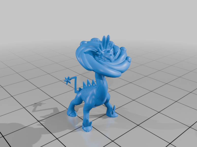 Free STL file Pokemon Raging Bolt #1021 - Optimized for 3D Printing 🐉 ...