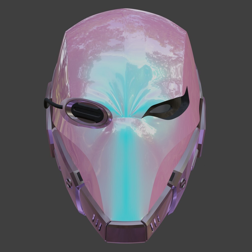 Free 3D file Cyber DeathStroke V2 🪖 ・3D printable design to download・Cults