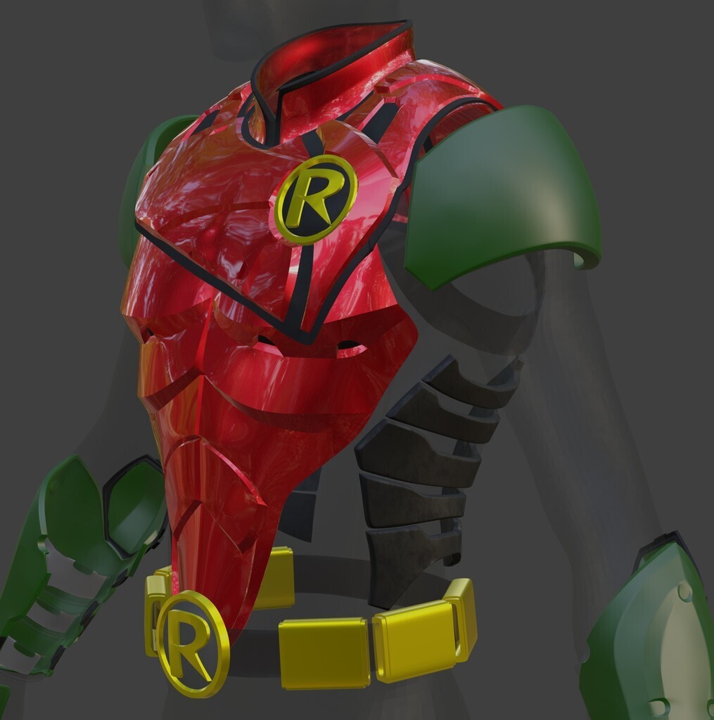 Free 3D file Robin injustice 2 Inspired Armor 🧞‍♂️ ・Design to download ...