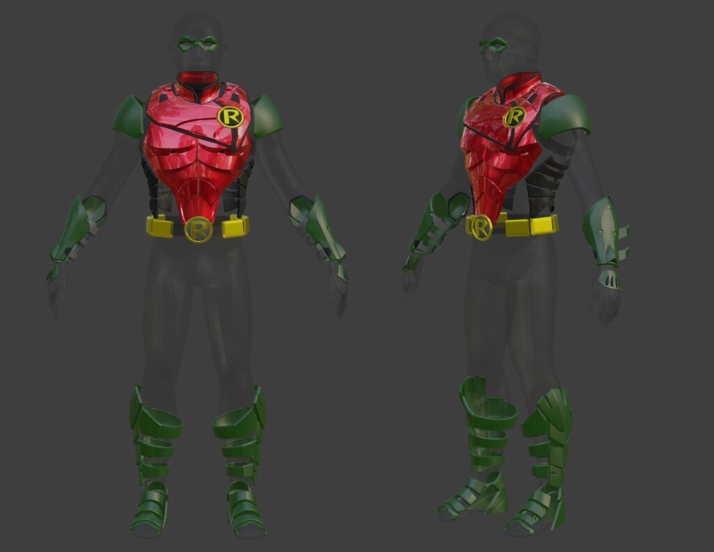 Free 3D file Robin injustice 2 Inspired Armor 🧞‍♂️ ・Design to download ...