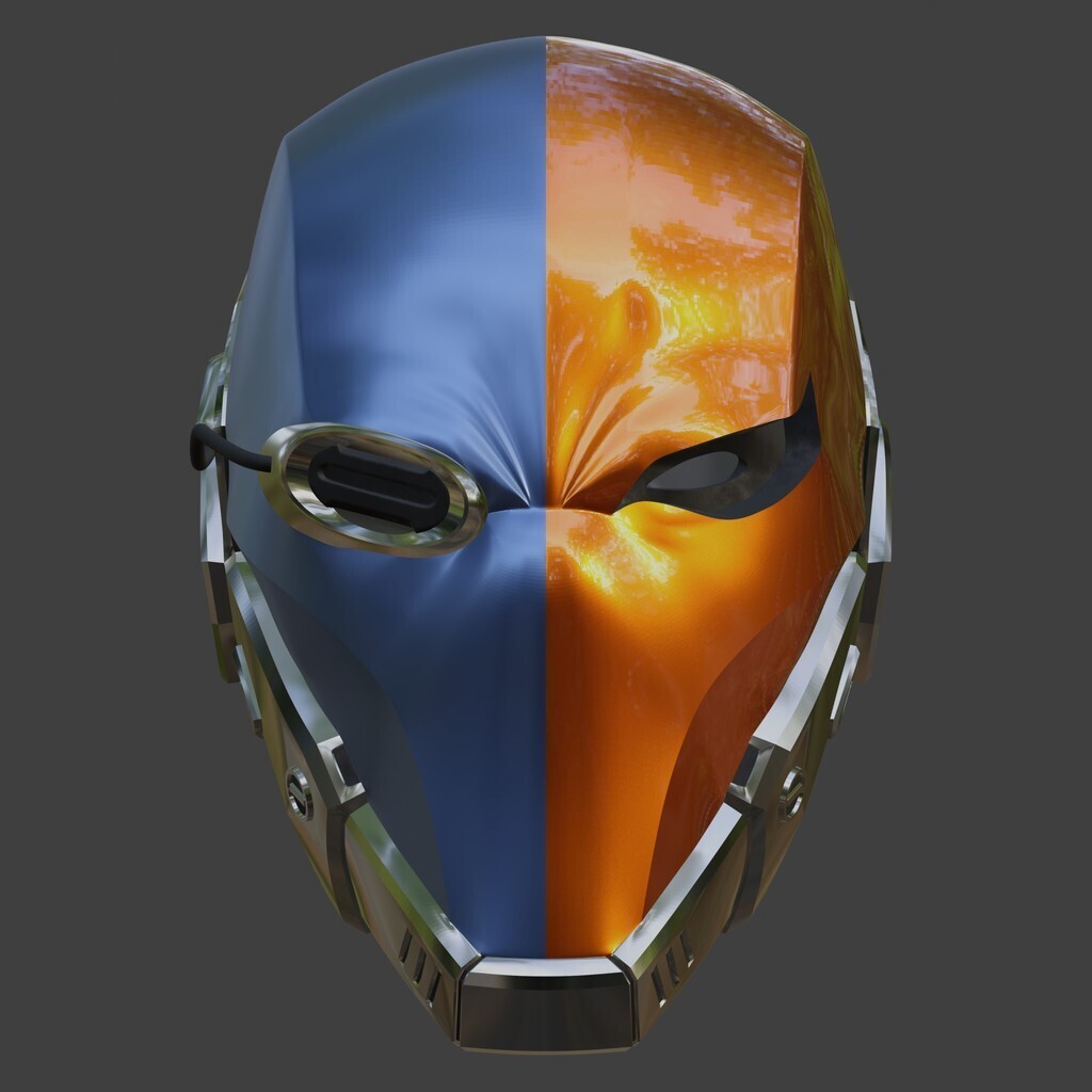 Free 3D file Cyber DeathStroke V2 🪖 ・3D printable design to download・Cults