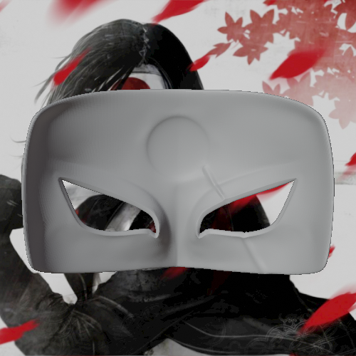3D-Datei Katana Inspired Mask kostenlos 🧞‍♂️ ・3D-Druck-Vorlage zum ...