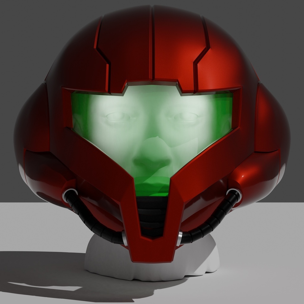 Archivo 3D gratis Metroid helmet 🪖 ・Diseño por impresión en 3D para ...