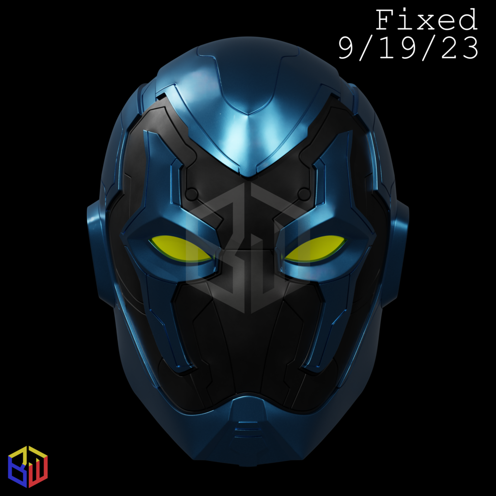 Free 3D file Blue Beetle Movie Helmet (Fixed) 9/19/23 🪲 ・3D printable ...