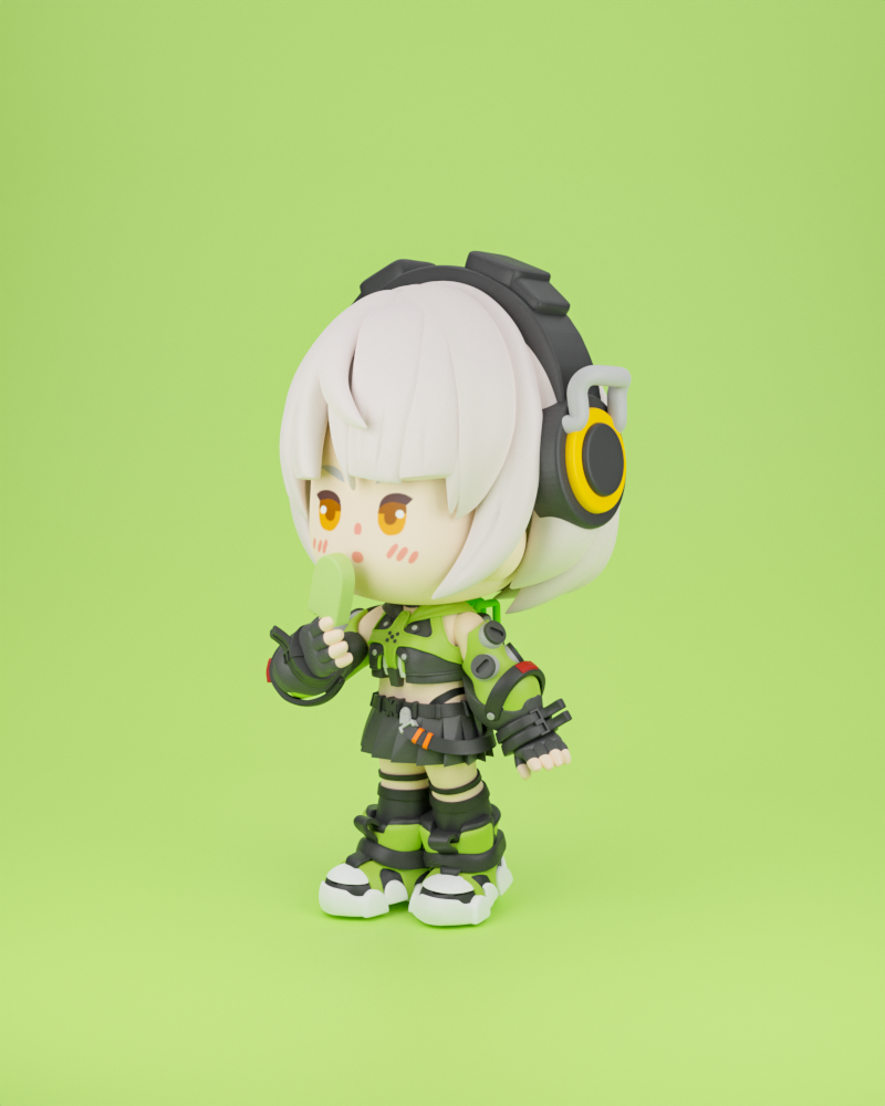 🎲 CHIBIT 084 : Anby (Zenless Zone Zero)・Free 3D File for ・Cults
