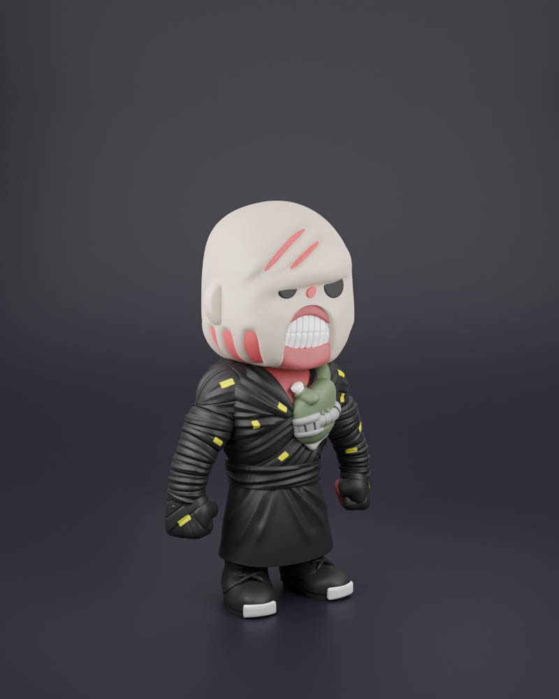 🧸 CHIBIT 072: NEMESIS (RE3: REMAKE)・Free 3D File for ・Cults