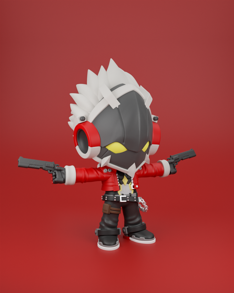 Free 3D file CHIBIT 085 : Billy Kid (Zenless Zone Zero) 🎲 ・3D printer ...