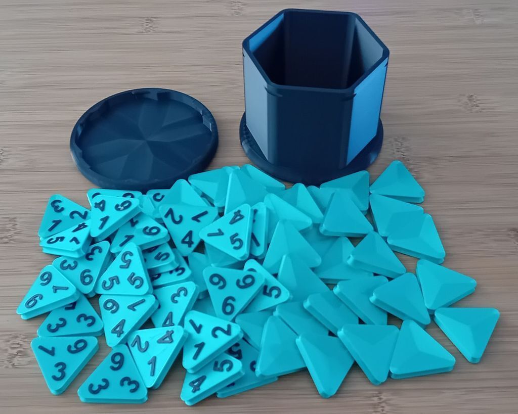 Free 3D file Full Triominos with its box 📦 ・3D printing template to ...