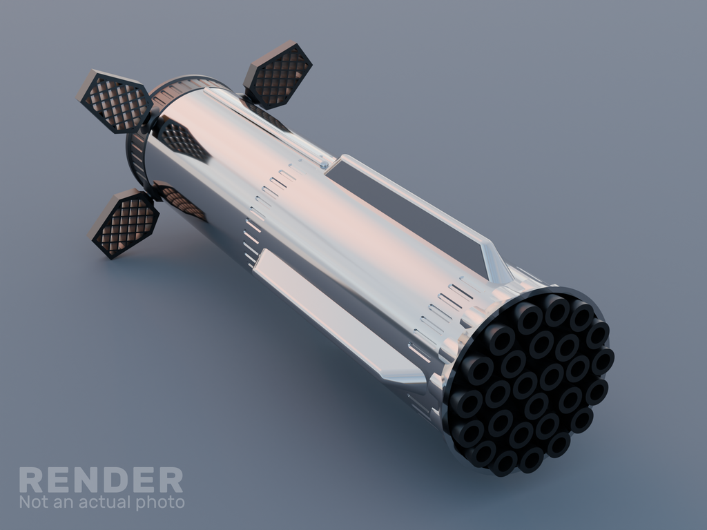 Free 3D file Articulated SuperHeavy Booster (SpaceX) 👌 ・3D printable ...