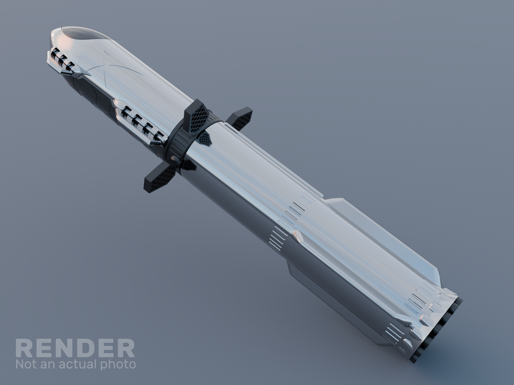 Free 3D file Articulated SuperHeavy Booster (SpaceX) 👌 ・3D printable ...