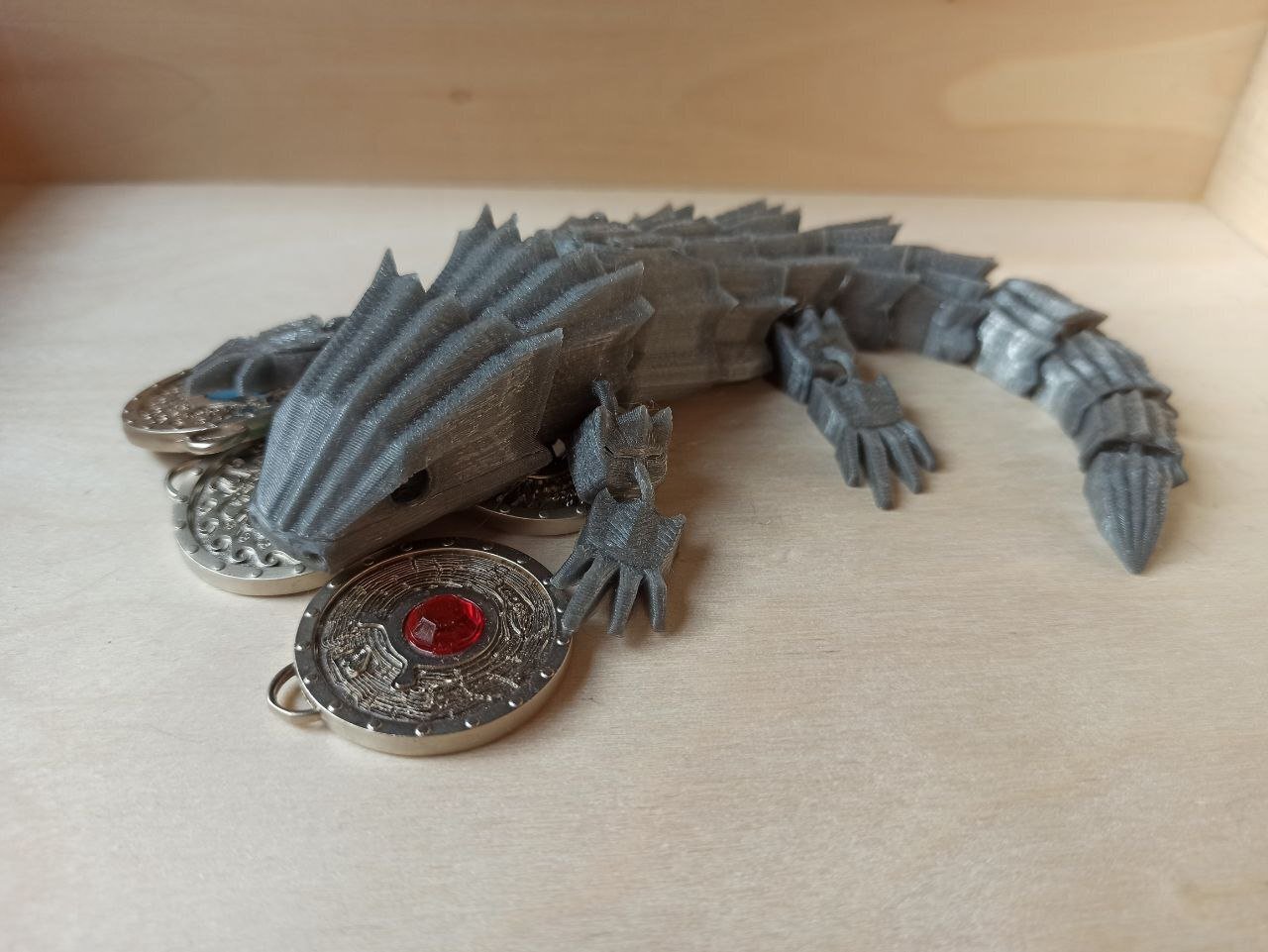 3D print Armadillo Lizard - Articulated・Cults