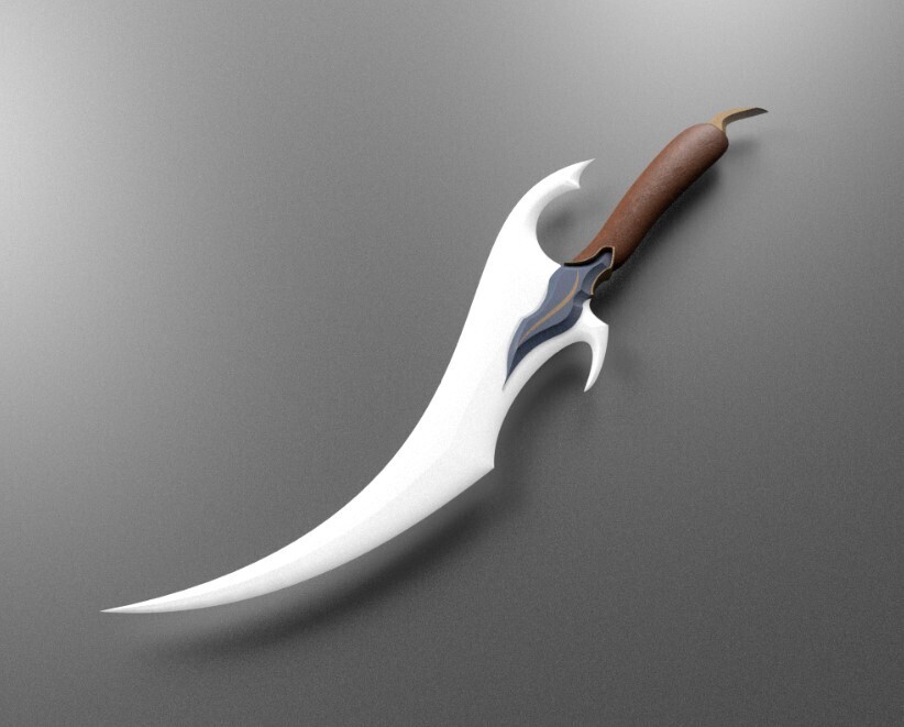 🗡️ Baruka’s Dagger・Free STL File for 3D printing・Cults