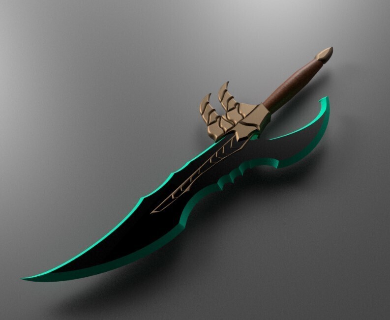 🎭 Rasaka's Fang aka Casaka's Poisoned Fang・Free 3D File for ・Cults