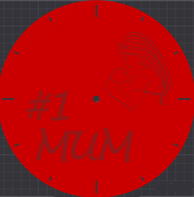 🕰️ #1 Mum clock for Mothers Day・Arquivo 3D Grátis para ・Cults