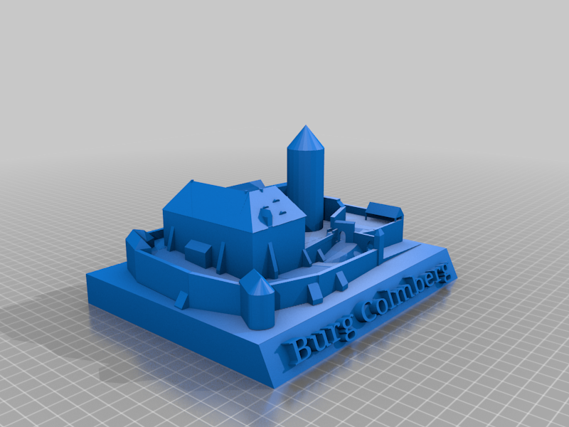 Fichier 3D gratuit Château de Colmberg (Burg Comberg) 🏘️ ・Plan à ...
