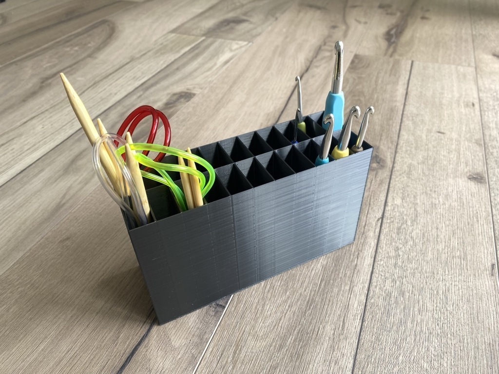 Free 3D file Knitting needle holder storage assortment box 🪡 ・3D ...