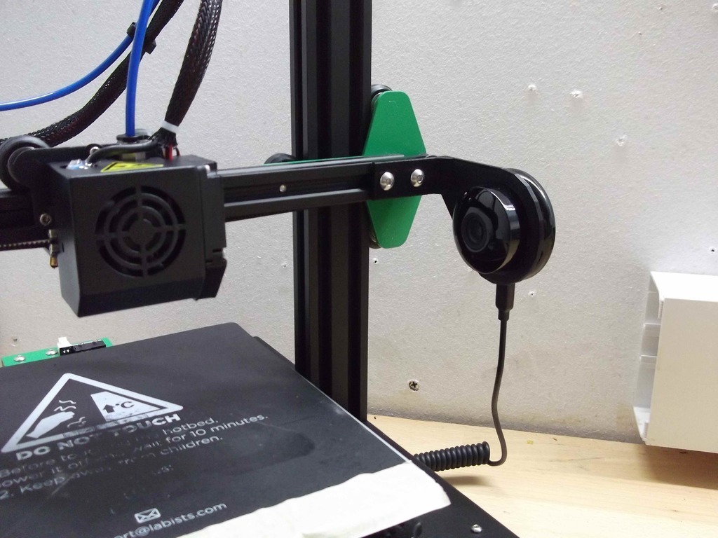 Archivo 3D gratis YI Cam Holder for Ender Anet Labists ET4 🧞‍♂️ ・Objeto ...