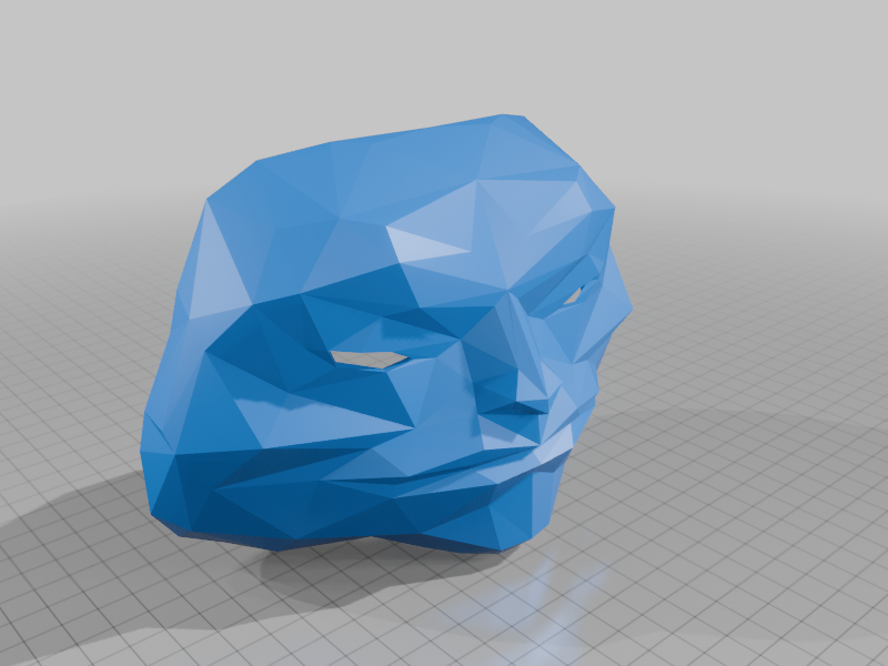 Free 3D file Low Poly Mask Buddha Boy (Smiley01) 👦 ・3D printing idea to ...