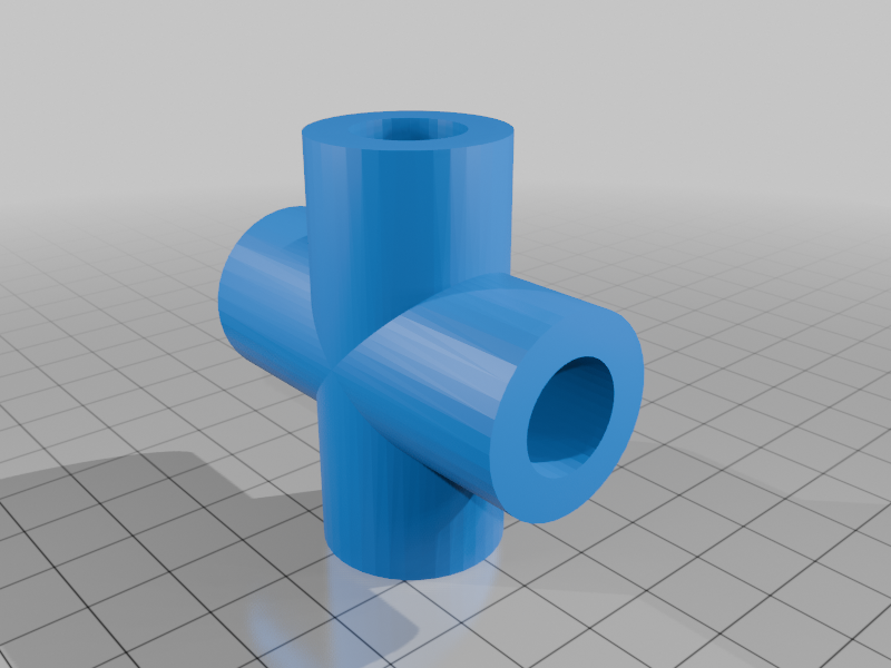 Free 3D file Universal Joint for 1in Dowels and 1/2x1-1/8x5/16 Bearings ...