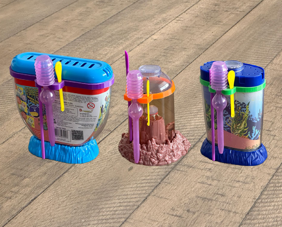 Бесплатный 3D файл Sea-Monkeys Caddy 🪖 ・3D-печатная модель для загрузки ...