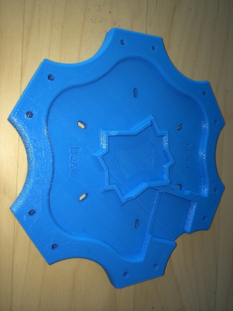🚁 Hexacopter - Fuselage parts - centerplate v1.0・Free 3D File for ・Cults