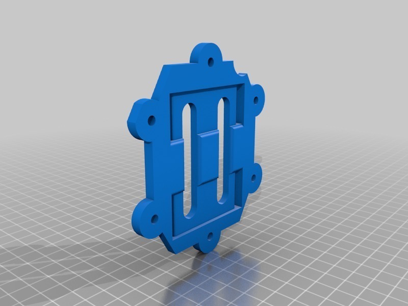 🚁 Hexacopter - Fuselage parts - centerplate v1.0・Free 3D File for ・Cults