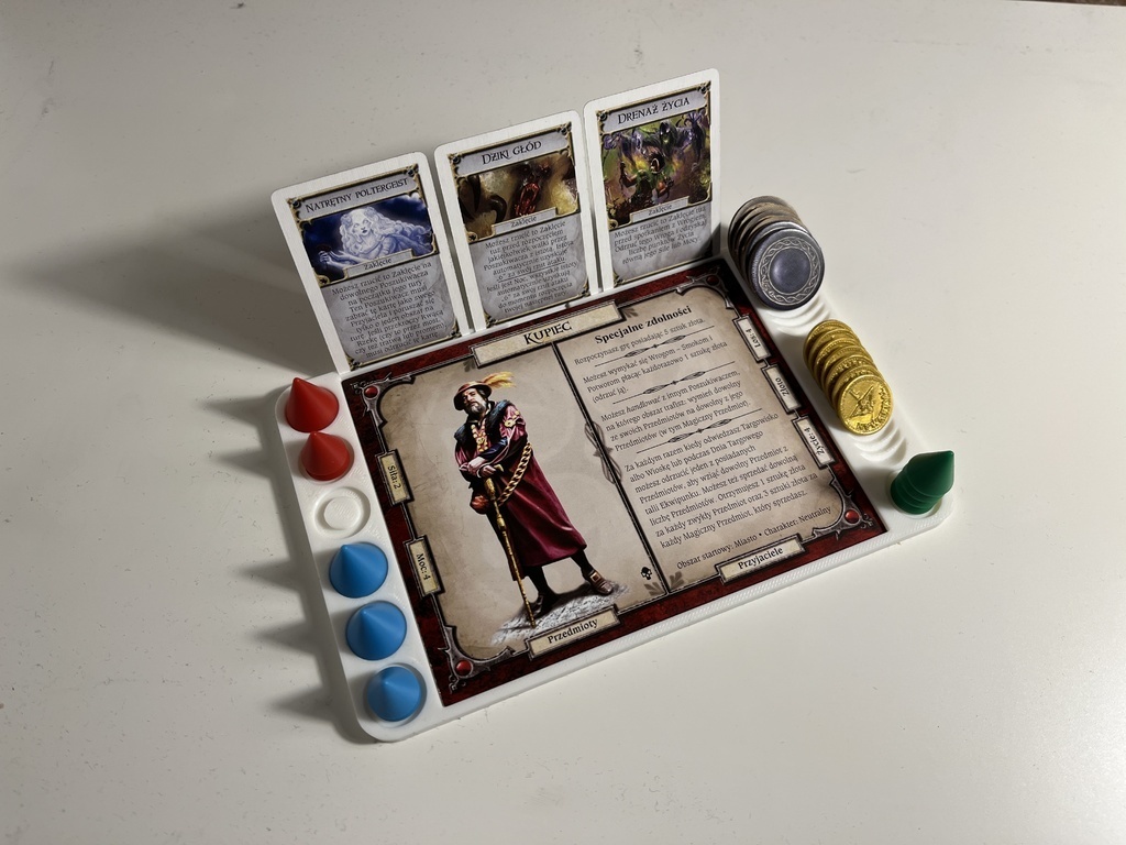 🧞‍♂️ Compact Talisman Character Tray (Holder)・Free 3D File for ・Cults