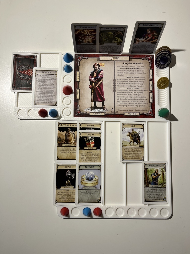 Archivo 3D gratis Compact Talisman Character Tray (Holder) - Left ...