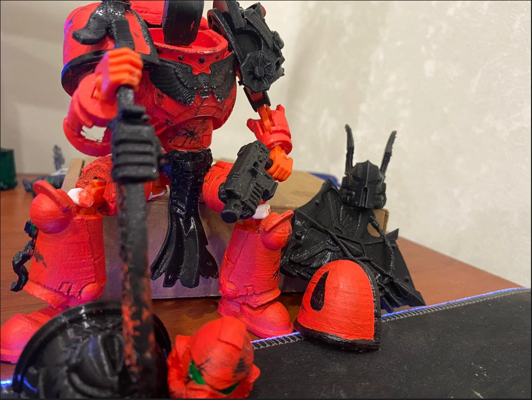 Impressão 3D Space Marine | Dummy 13・Cults