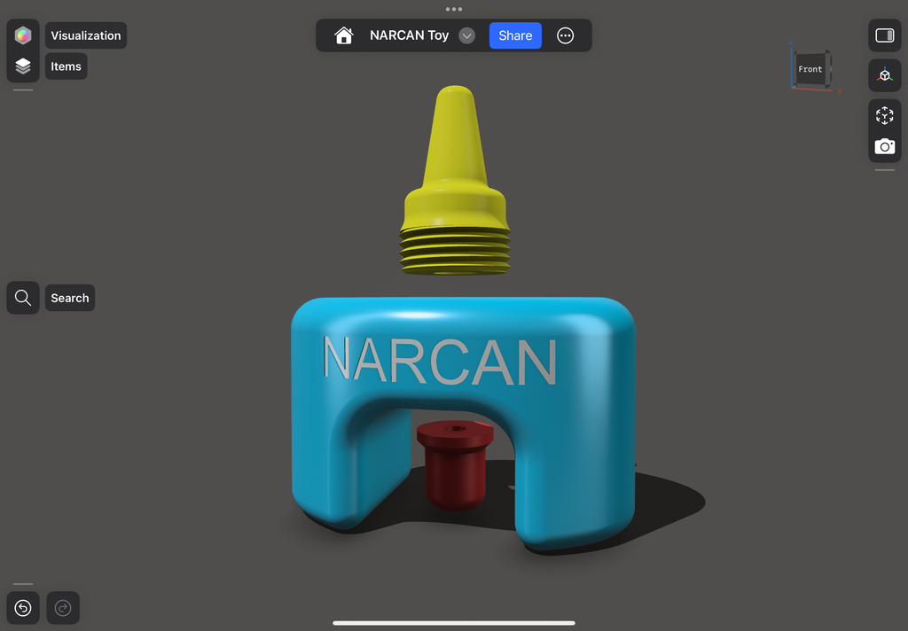 💊 NARCAN Toy・Free 3D File for ・Cults