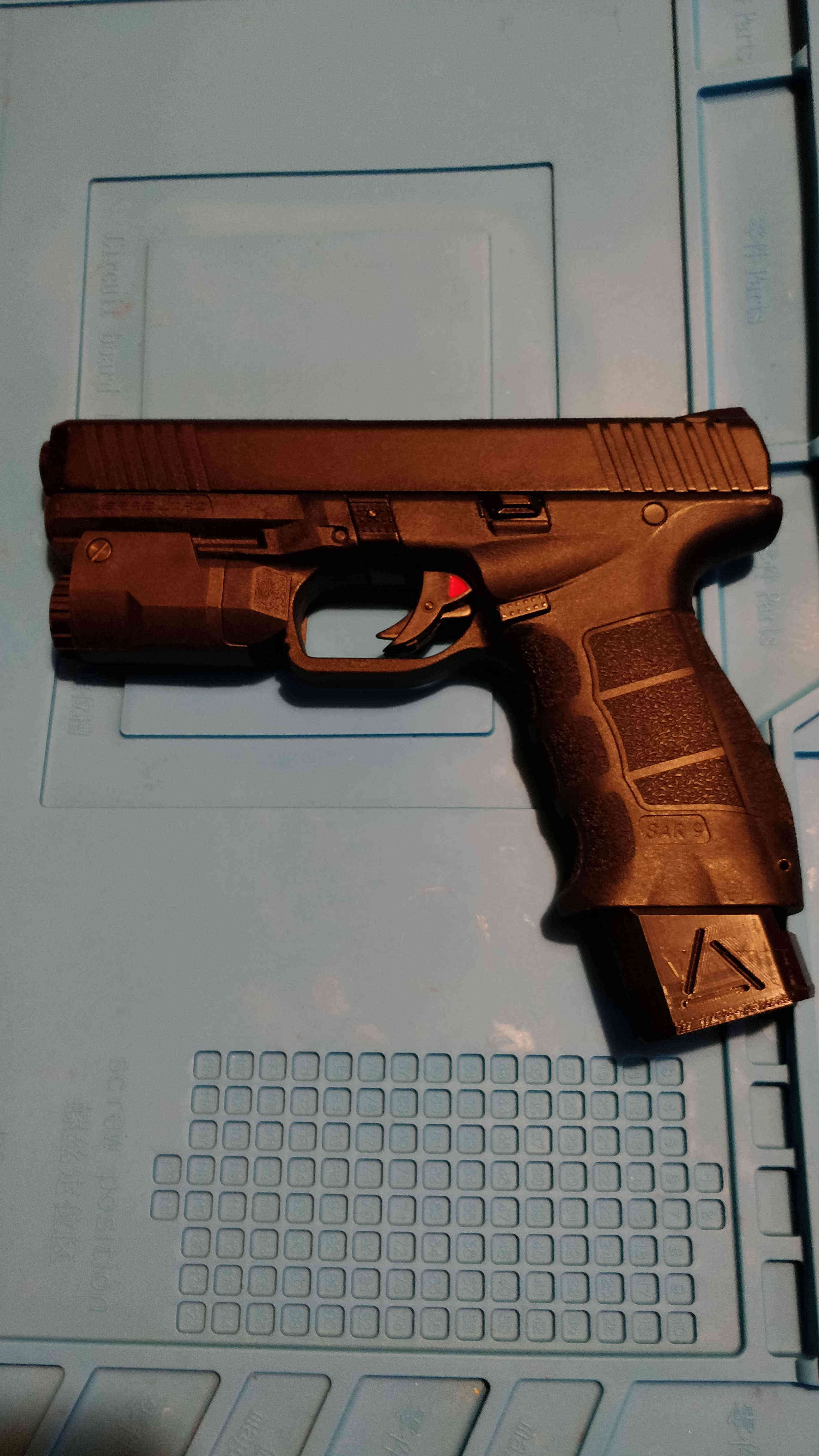 🔫 ICS Sarsilmaz SAR9 Mag Extension By Goticwar・Free 3D File for ・Cults