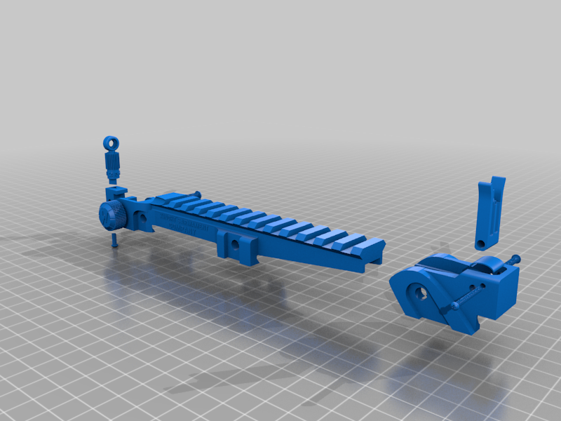 ⬆️ KAC G36/SL8 Flip Up Sight With Optic Rail (Long Version) By Goticwar ...