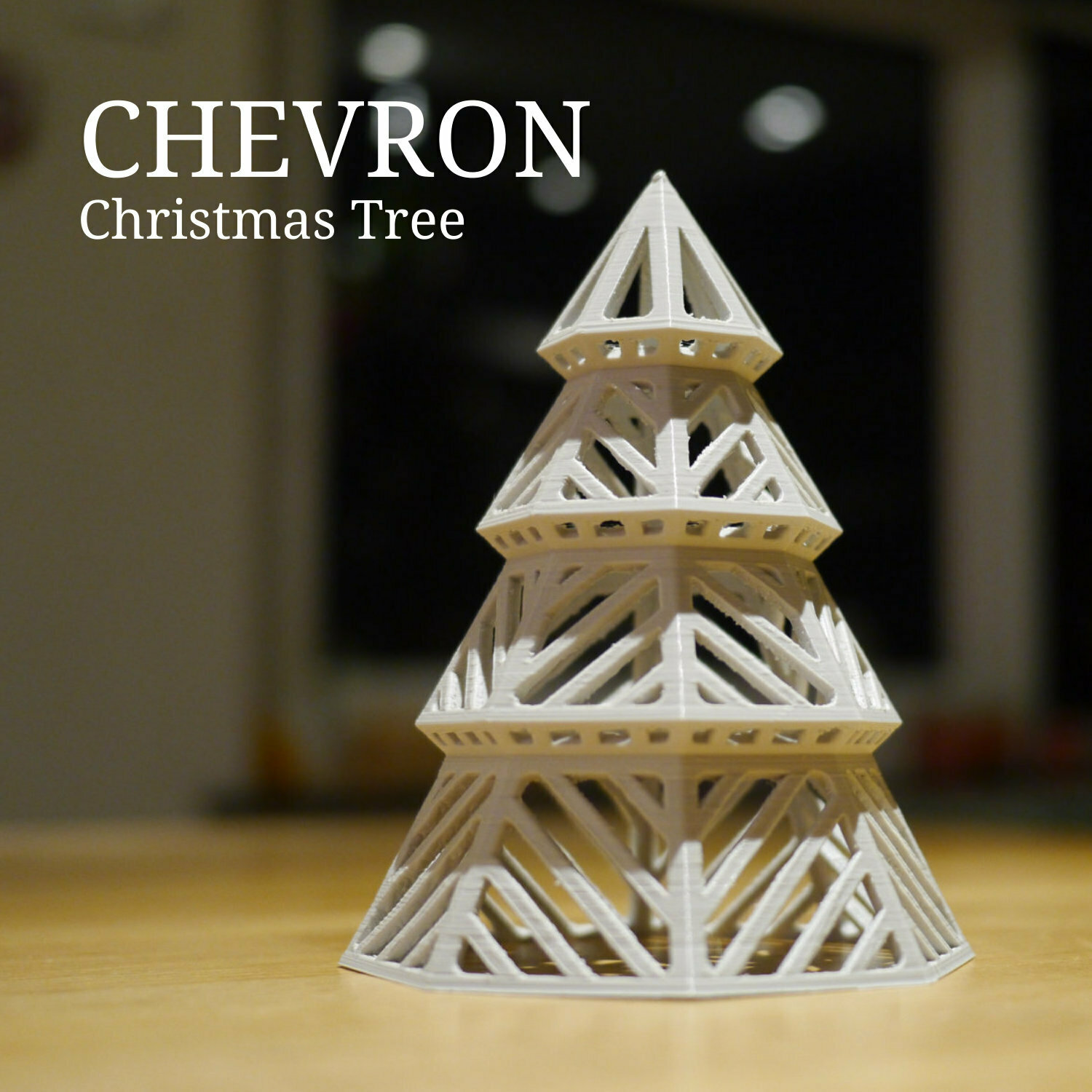 Free STL file Chevron Christmas Tree 🎄 ・3D printer model to download・Cults
