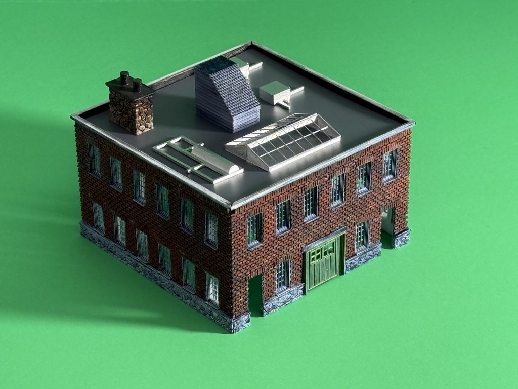 🧱 BRICK WAREHOUSE 1:87 HO SCALE・Free 3D File for ・Cults